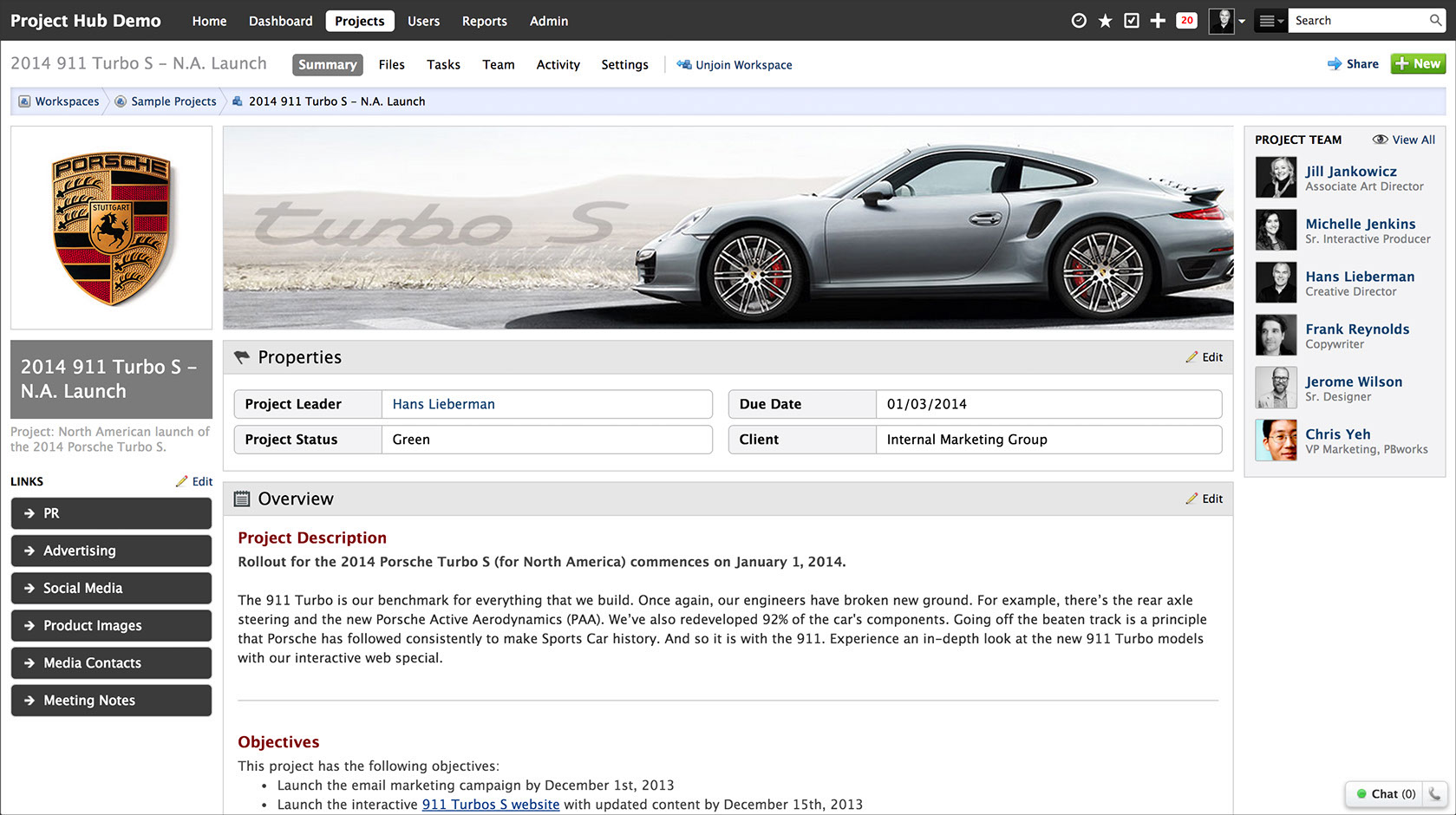 Project management software and online project collaboration | Project Hub